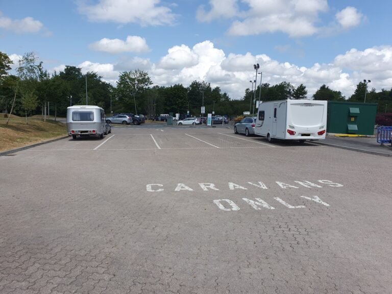 M4 J36 Sarn Park Services (Bridgend, Cardiff) – Wheeled Camping